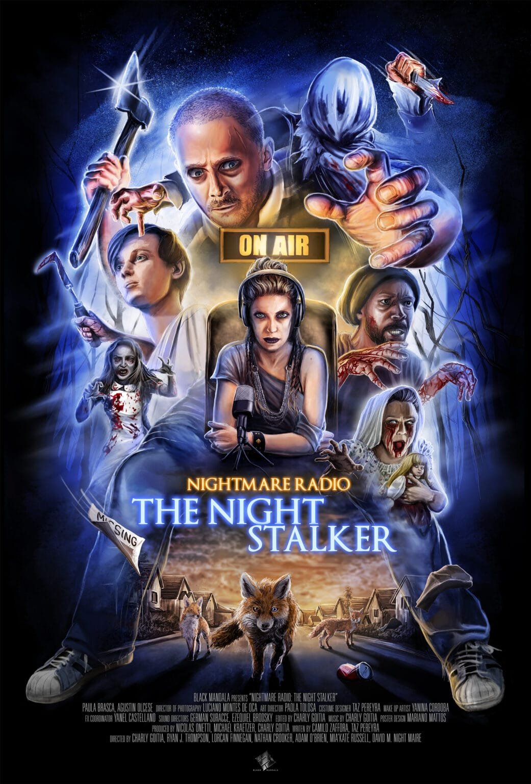 'Nightmare Radio: The Night Stalker' presenta su póster y tráiler - Con ...